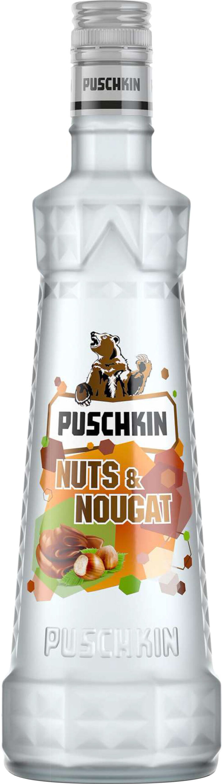 Puschkin - Nuts And Nougat Vodka Liqueur 70cl Bottle - Alcohol Emporium
