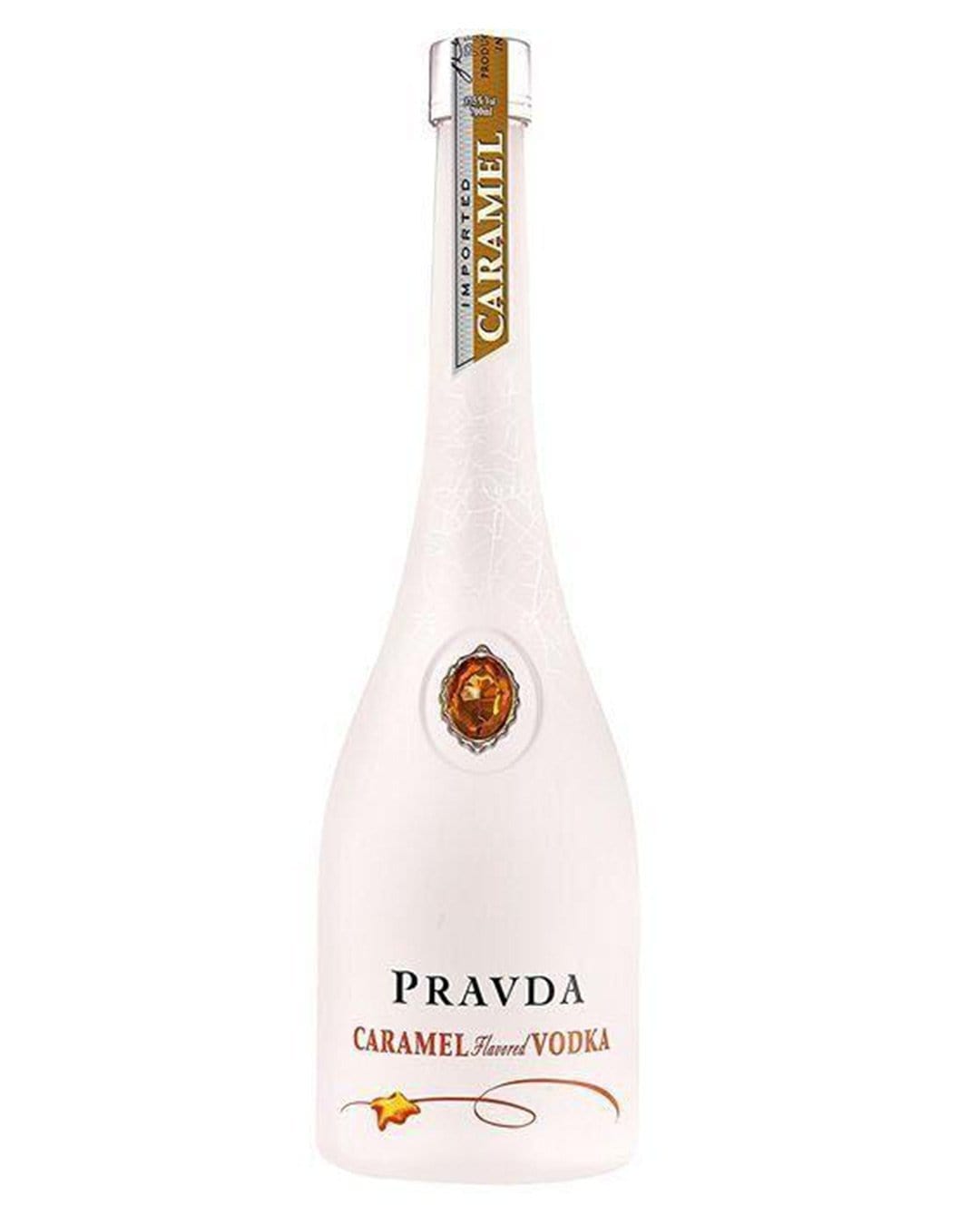 Pravda Ultra Premium Polish Caramel Vodka, 70 cl - Alcohol Emporium