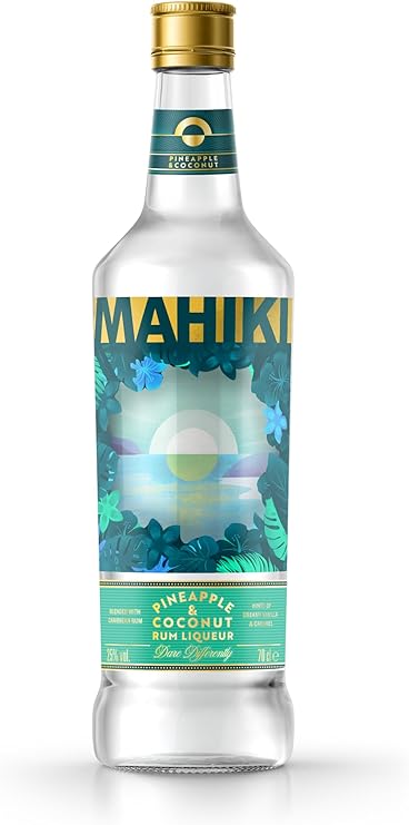 MAHIKI Club Pineapple & Coconut Rum Liqueur | 70cl, 25% ABV - Alcohol ...